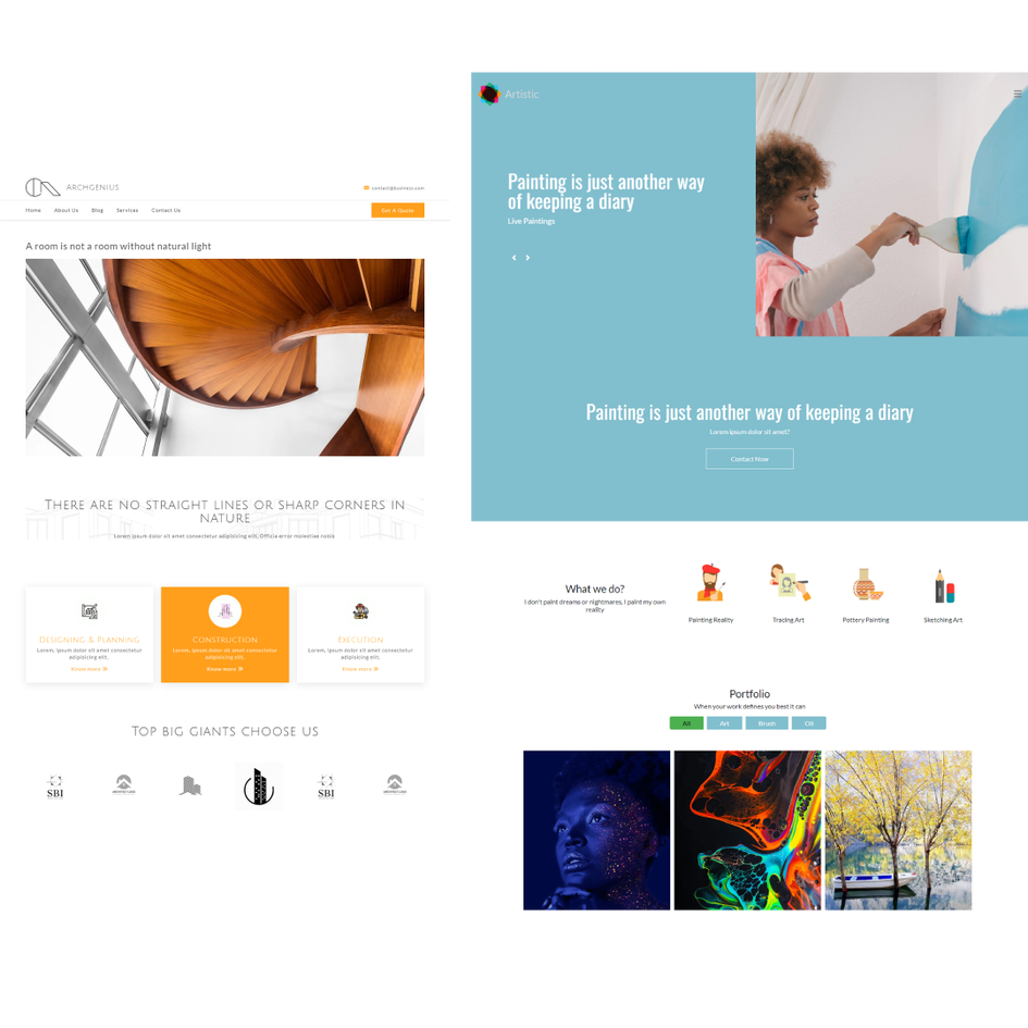 Create your own website in 3 easy steps With JoonWeb.com